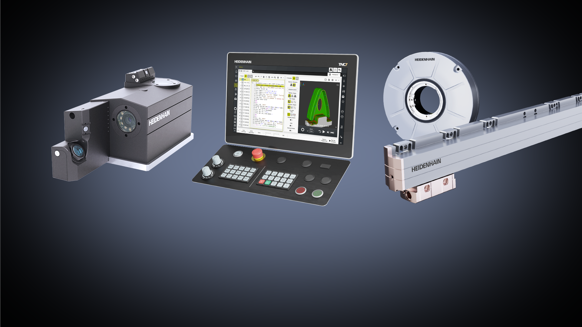 HEIDENHAIN: CNC řízení, lineární a rotační snímače polohy